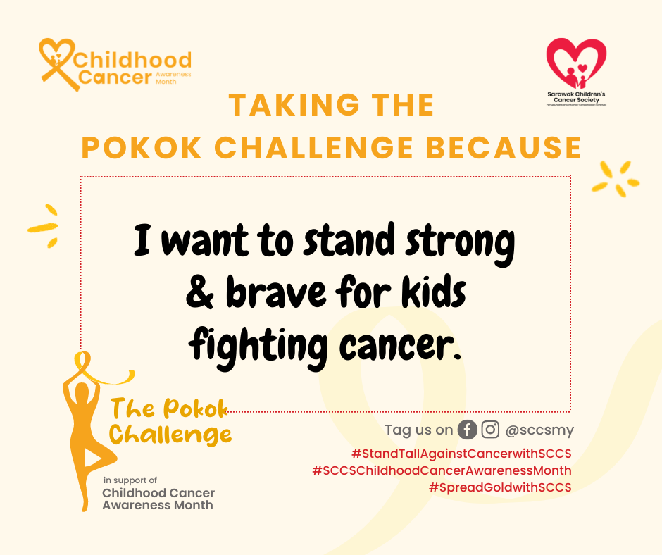 The Pokok Challenge (Tree Pose) - Sarawak Children's Cancer Society ...